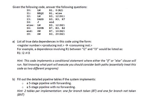 given the following code answer the following