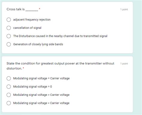 Solved Section 6 Determine The Modulation Index Value If Chegg Com