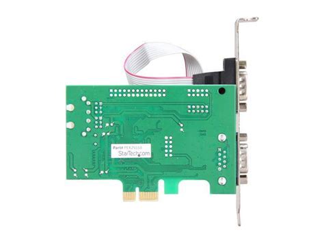 StarTech Com PEX S Port Native PCI Express RS Serial Adapter Card With UART