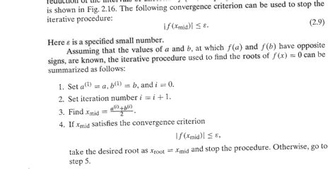 Convergence Divergence Stopping Criteria When Using The Bisection Method Mathematics Stack