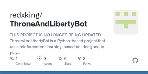 Github Redxkingthroneandlibertybot This Project Is No Longer Being Updated