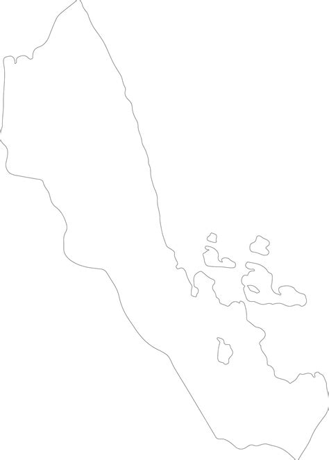 Premium Vector Debub Eritrea Outline Map