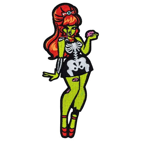 Zombie Girl Standing Patch Kreepsville