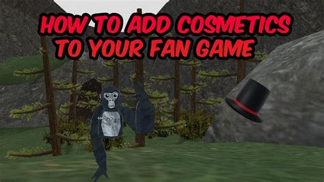 How To Add Cosmetics To Your Gtag Fan Game Youtube