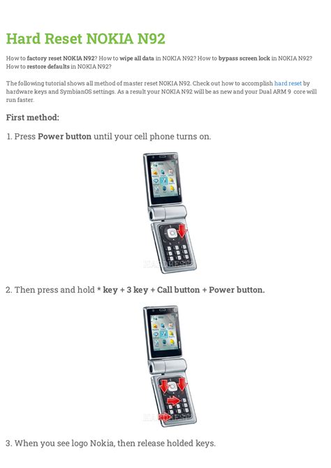 Nokia N92 Specs Faq Comparisons