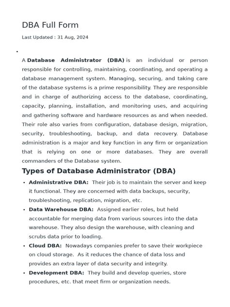 Dba Notes On Designing Databases Pdf
