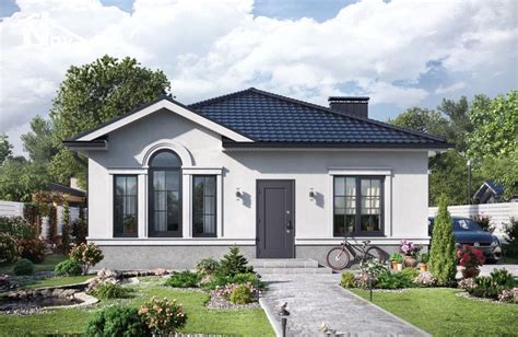 Проект одноэтажного дома 85 м2 Новация 310 House Construction Plan House Styles Dream House