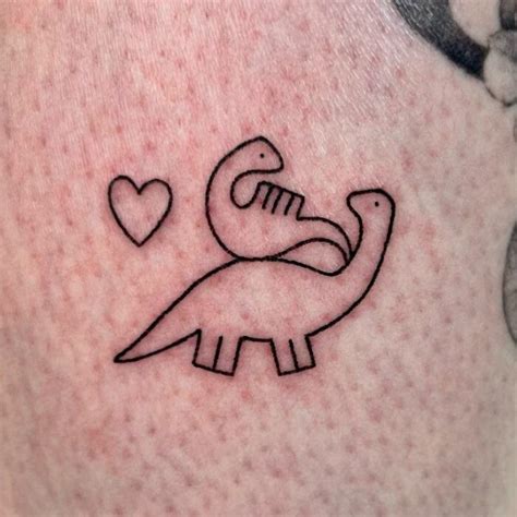 Easy Dinosaur Tattoos Ducky Street Dino Skeletons Temporary Tattoos
