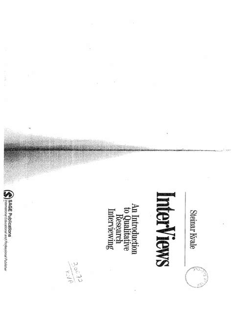 Kvale Interviews Pdf