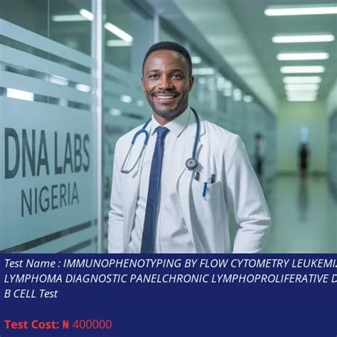 Immunophenotyping By Flow Cytometry Test In Nigeria Price 400000 Ngn