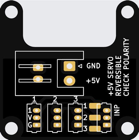 Nerc Servo Pcb Black 20mm Flight Controller 125mm Servo Board For Mic