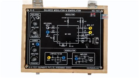 Analog Balanced Modulation And De Modulation Hiq 4103 For Laboratory At ₹ 5000 Piece In Rangareddy