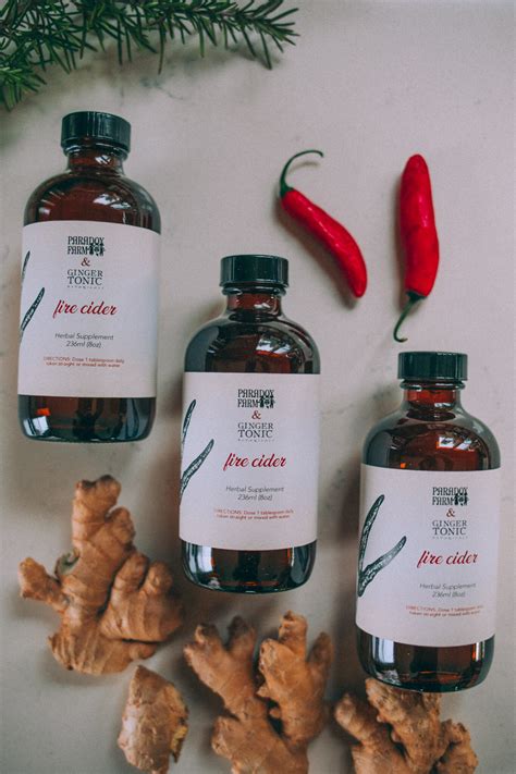 October Corners Ginger Tonic Botanicals