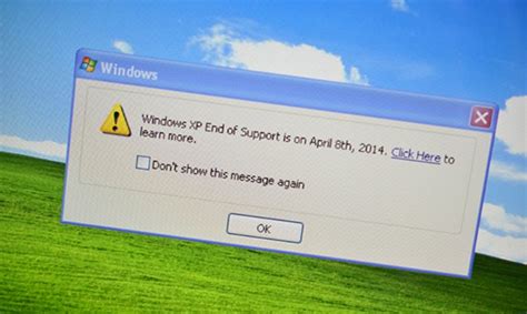 Microsoft To Launch Windows Xp Warning Popup