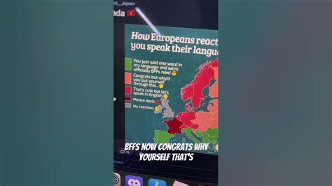 How Europeans React When You Speak Their Language 🤟 Youtube