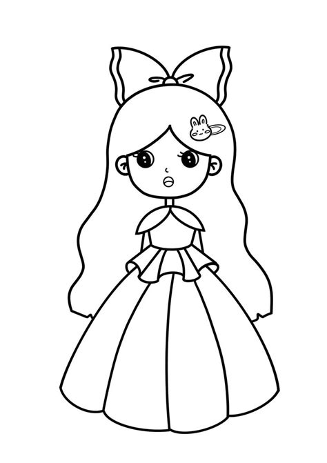 儿童公主简笔画大全图片19张 几塔之家