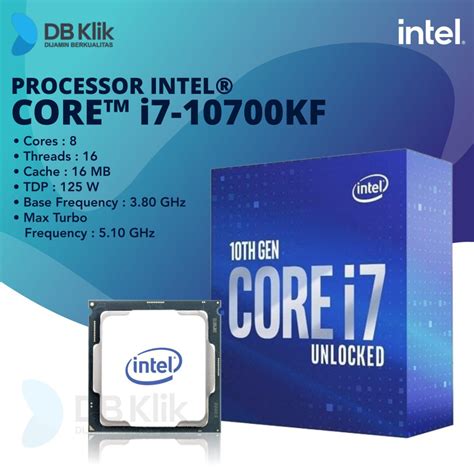 Jual Processor Intel Core I7 10700kf Box Lga1200 Proc Intel Core I7 10700 Shopee Indonesia