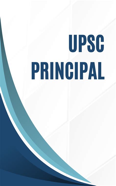 Upsc Principal Question With Answer