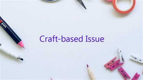 Craft Based Issue October Uptowncraftworks