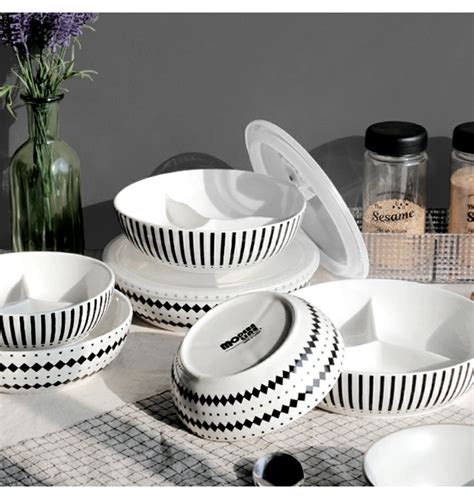 모던나눔찬기 찬합 도자기반찬통 반찬용기 반찬그릇 티몬