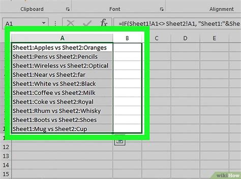 Formas De Comparar Dados No Excel WikiHow