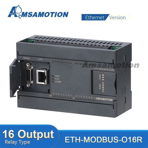 ETH MODBUS O16R RTU Protocol RS485 PLC Extensible Module 16 Channel