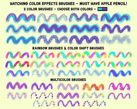 Procreate Hatching Brush Set Procreate Hatching Brush Set