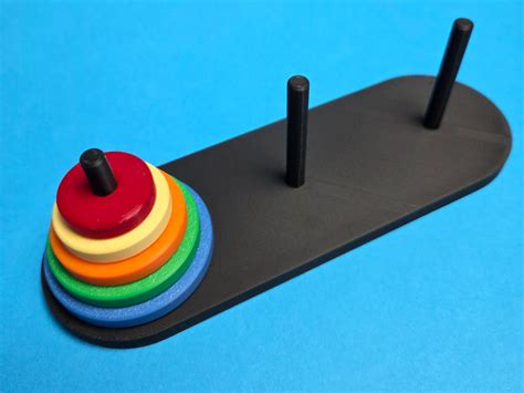 Tower Of Hanoi By User1328195714 Makerworld Download Free 3d Models