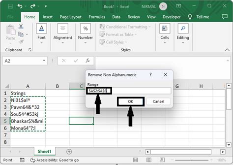 How To Remove Non Alphanumeric Characters In Excel