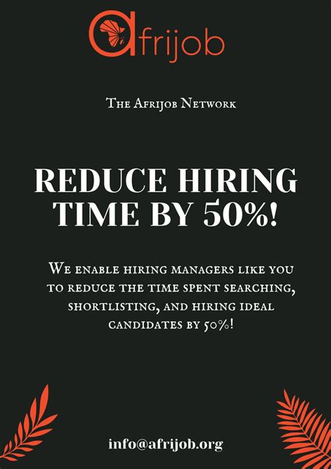 The Afrijob Network On Linkedin We Enable Hiring Managers Like You To