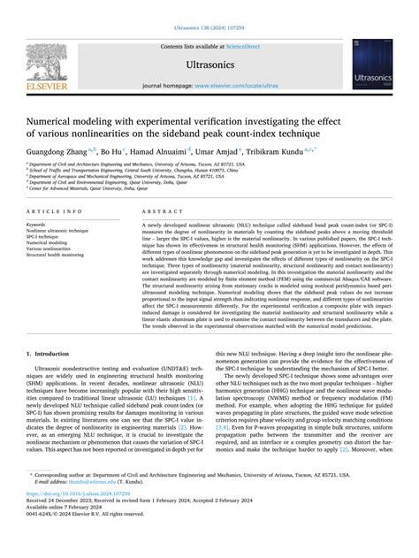 PDF Numerical Modeling With Experimental Verification Investigating The Effect Of Various