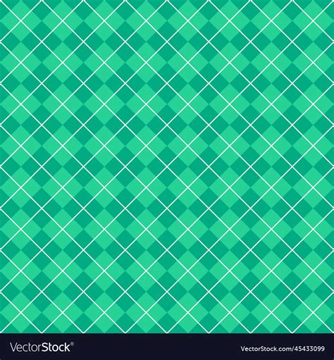 Simple Green Seamless Argyle Pattern Royalty Free Vector