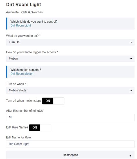 Rm Question 💡 Lighting Hubitat