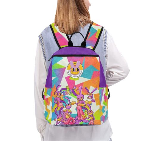 Jax Amazing Digital Circus Animated Series Character Backpack For