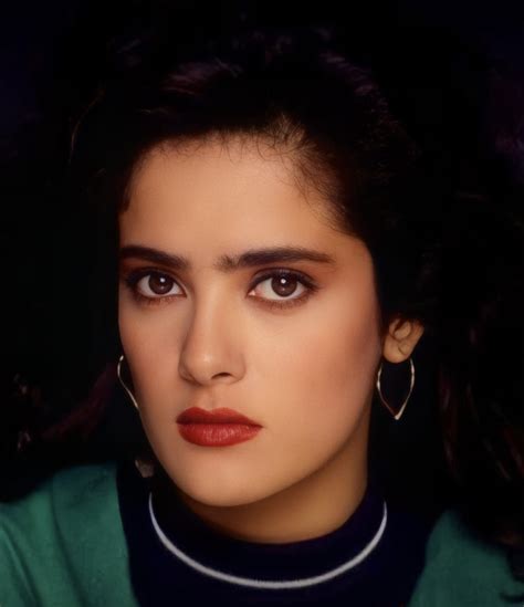 Portraits Of A Young Salma Hayek In The Late 1980s ~ Vintage Everyday