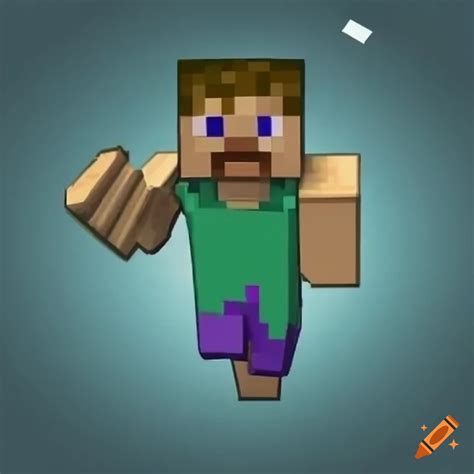 Minecraft Steve Skin Template