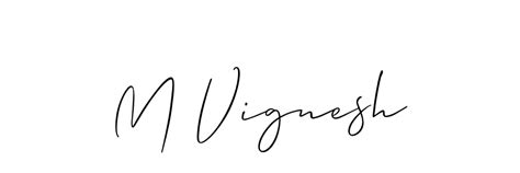 93 M Vignesh Name Signature Style Ideas Perfect Name Signature