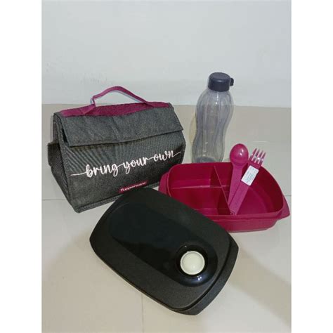 Jual Tupperware Tempat Makan Bersekat Byo Lunch Set Shopee Indonesia