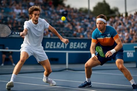 Atp 250 Delray Beach Sebastian Korda Affronte Casper Ruud En Quarts