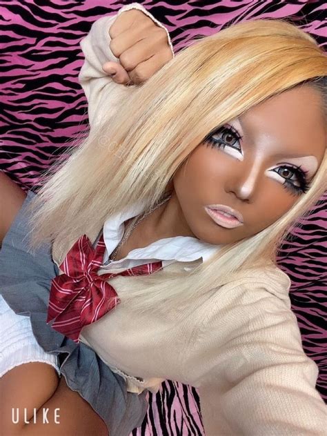 Kurogyaru Kogyaru Makeup Gal Makeup Kogal Gyaru Makeup