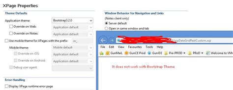 Bootstrapping Xpages Dojodatagrid Does Not Work With Bootstrap Theme