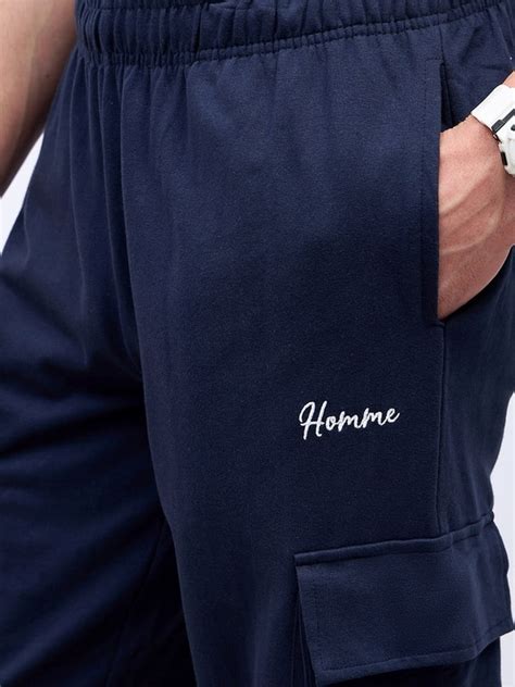 اشتري جوغر كارجو بقصة مريحة كحلي ل الرجال ستايلي السعودية