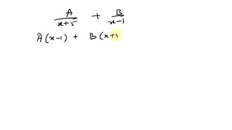 SOLVED Find The Partial Fraction Decomposition For Each Rational Numerade
