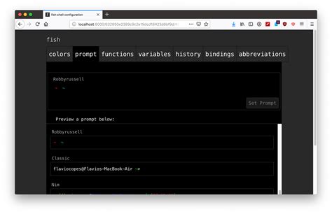 configuring the macos command line