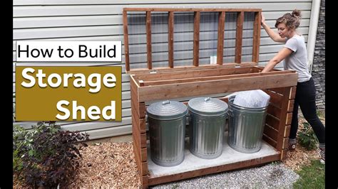 Diy Garbage Can Storage How To Create A Designated Fab Trash Can