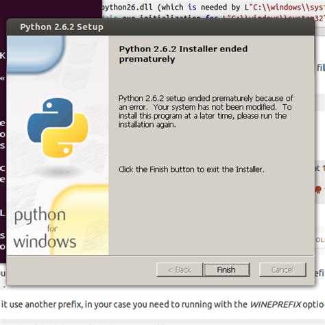 install python in wine ask ubuntu