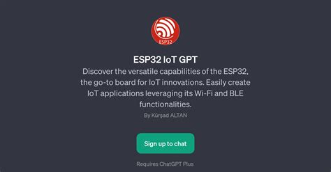 ESP32 IoT GPT Iot Programming TAAFT