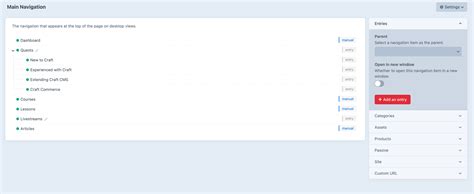 Navigation Options In Craft Cms Craftquest