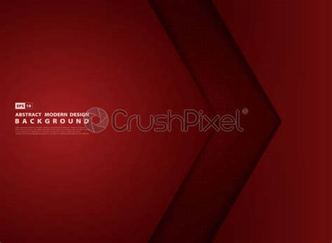 Abstract Gradient Red Template Overlap Modern Design Cover Use For Stock Vector Crushpixel
