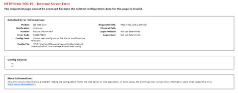 Error 50019 The Internal Server Error Fix C Developer
